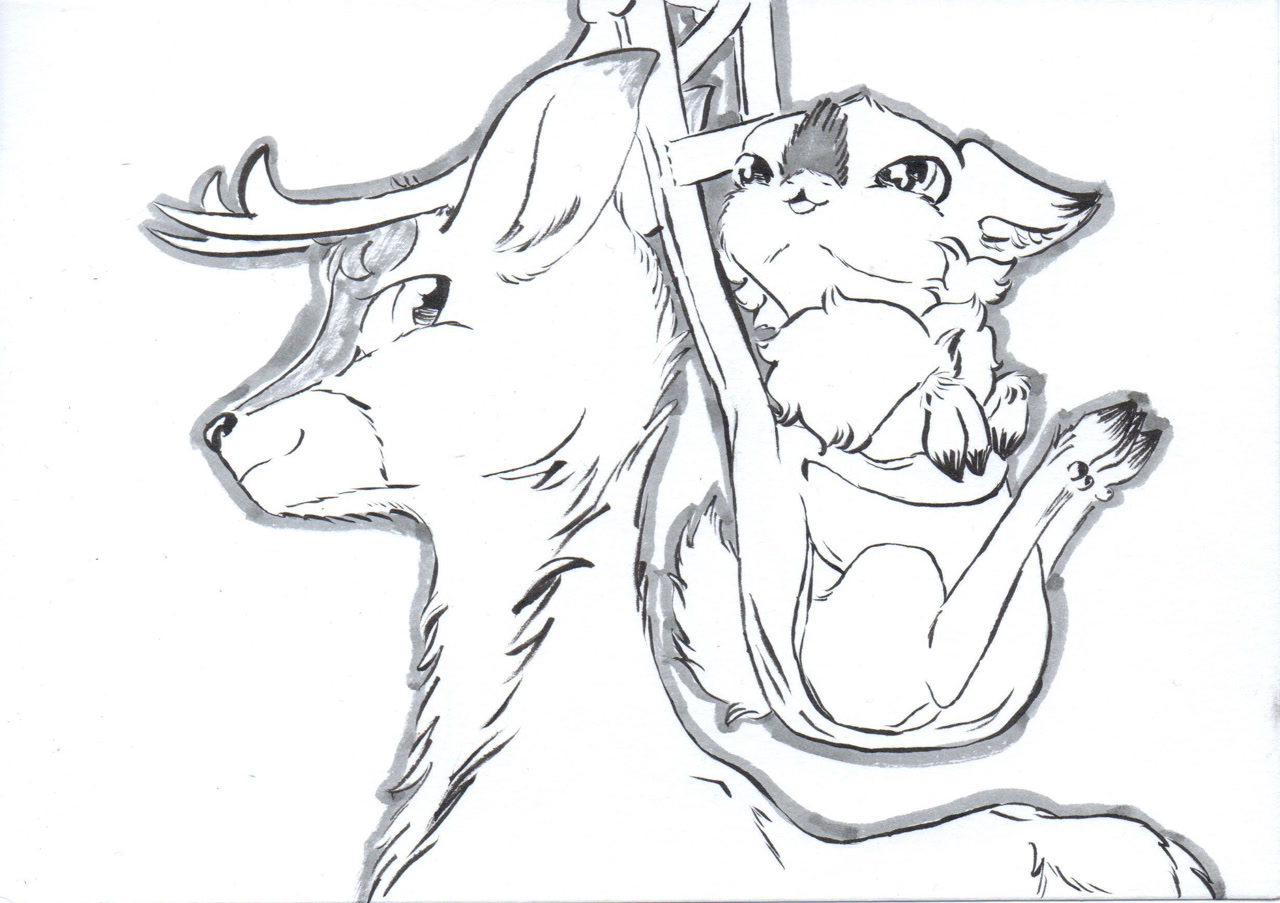 #2611103 - safe, artist:cindertale, oc, oc only, oc:cinder, oc:tyandaga ...