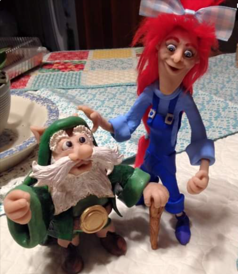 #2632481 - safe, artist:foxspotted, draggle, mr moochick, gnome, human ...