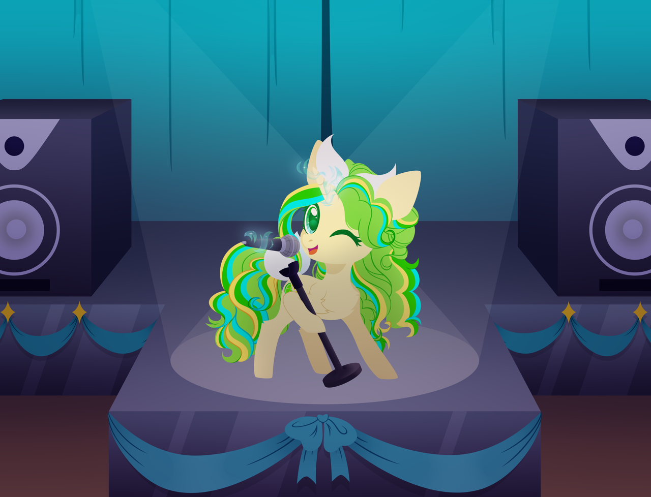 #2632766 - safe, artist:belka-sempai, oc, oc only, pony, unicorn ...