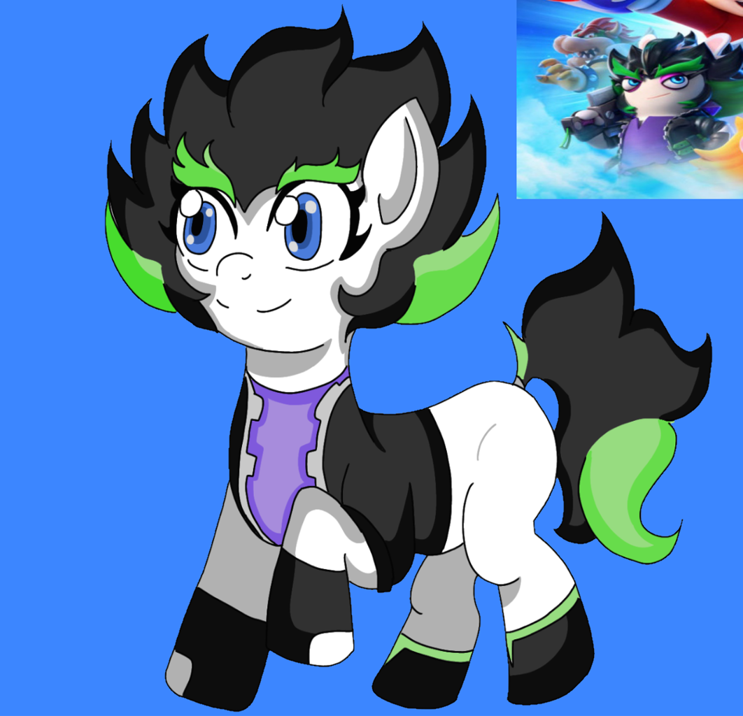 #2635266 - safe, artist:juanluuis8, pony, boots, bowser, clothes ...