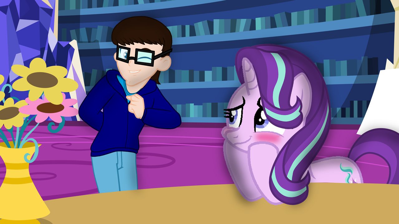 #2635735 - safe, artist:brandonthebronypony, starlight glimmer, oc, oc ...