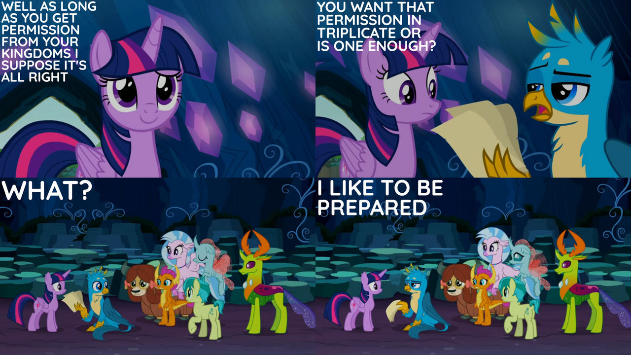 #2642516 - safe, edit, edited screencap, editor:quoterific, screencap, gallus, ocellus, sandbar ...