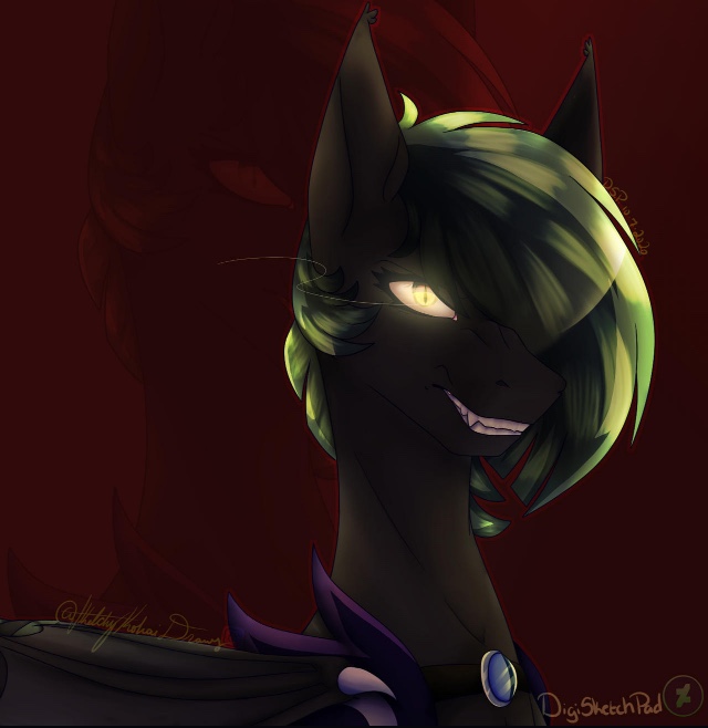 #2643759 - safe, artist:digisketchpad, oc, oc only, oc:gotha, bat pony ...