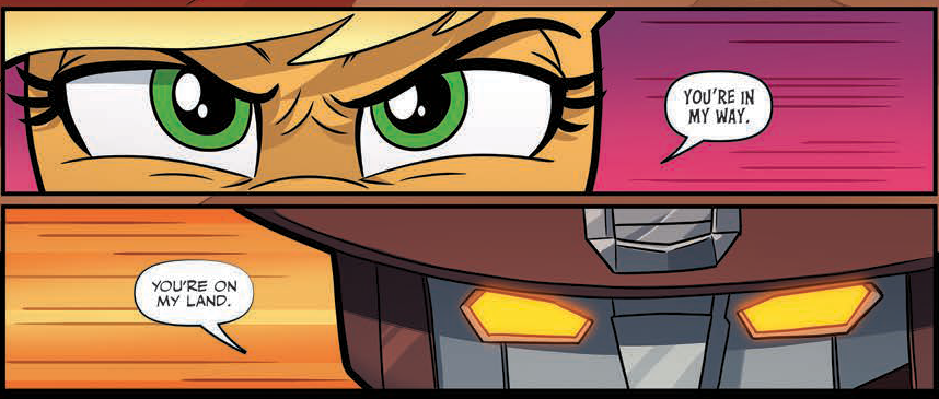 #2644283 - safe, idw, applejack, earth pony, pony, robot, g4, the magic ...