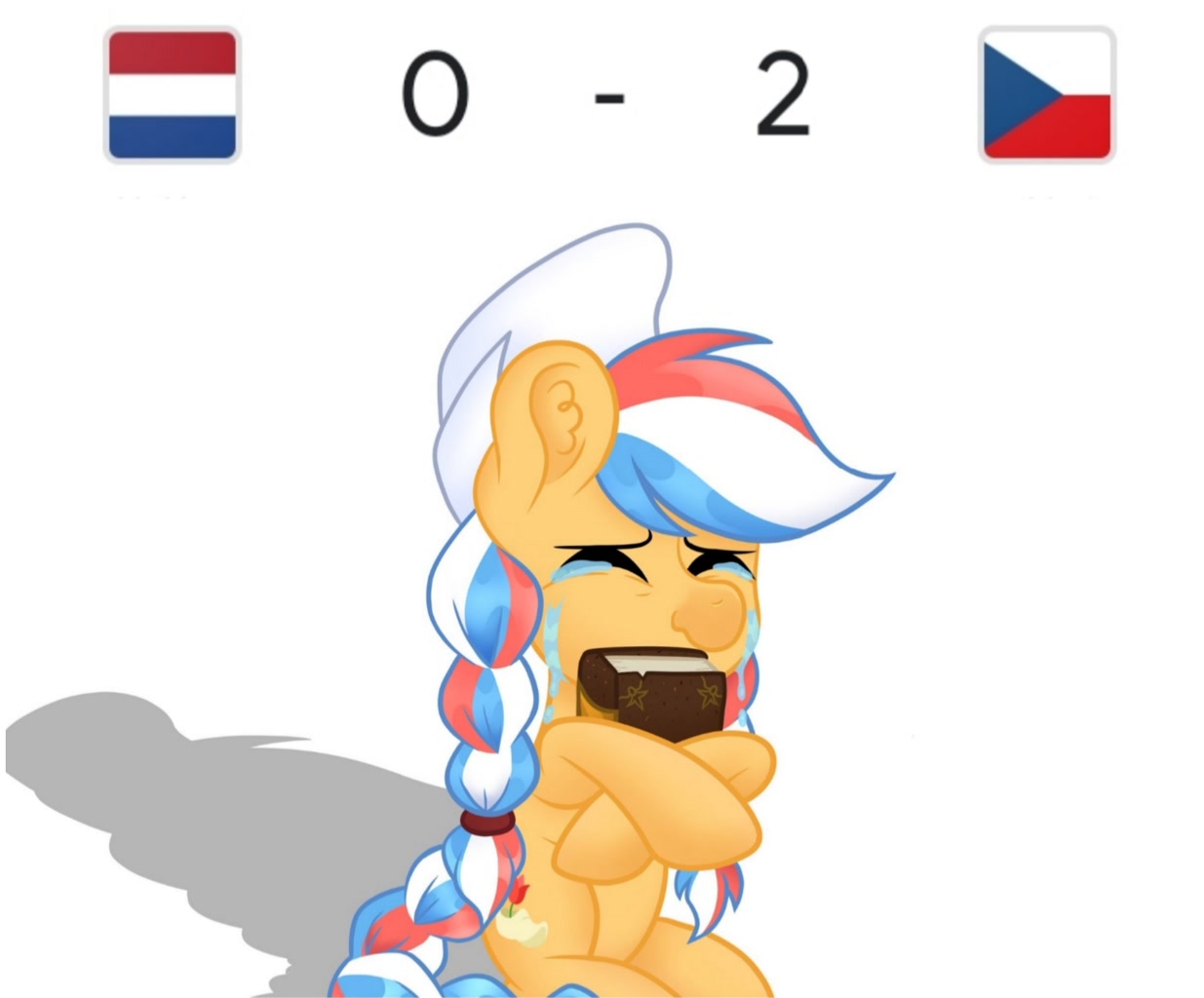 #2644325 - safe, edit, oc, oc:ember (hwcon), pony, crying, czech ...