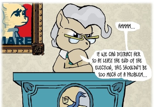 #2644496 - safe, artist:owlor, mayor mare, pony, from the desk of mayor ...