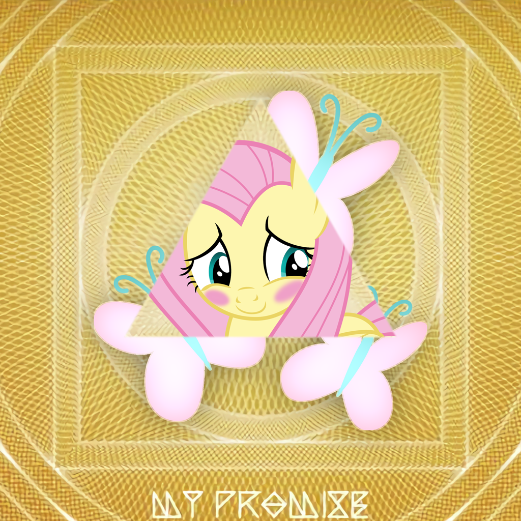 #2645384 - safe, artist:wooshy, fluttershy, pegasus, pony, g4, abstract ...