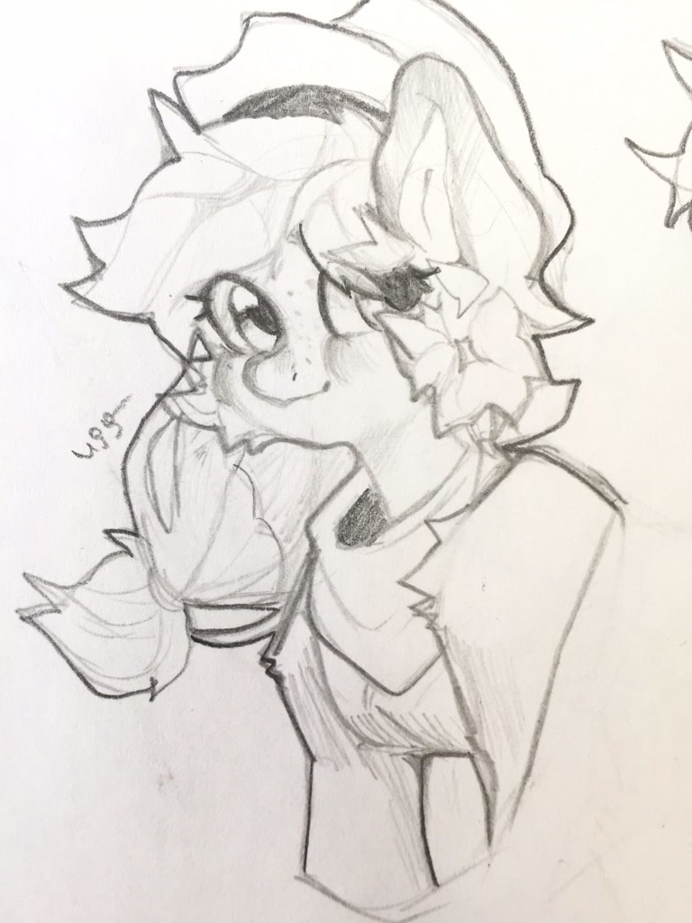 #2646175 - safe, artist:just_gray-x, applejack, earth pony, pony, ear ...