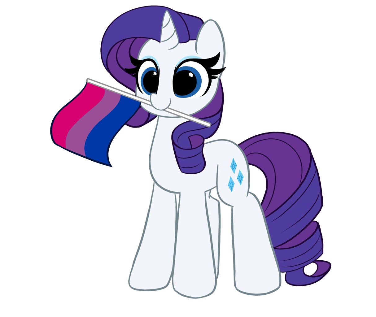 #2627950 - safe, artist:kittyrosie, rarity, pony, unicorn, g4, bisexual ...