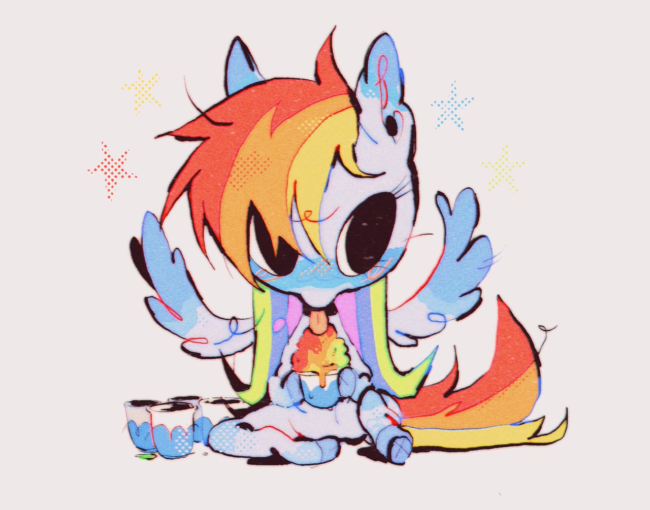 #2628808 - safe, artist:dizzychelsy, rainbow dash, pegasus, pony, g4 ...