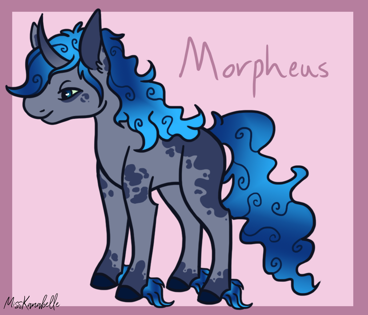 #2629956 - safe, artist:misskanabelle, oc, oc only, oc:morpheus, pony ...