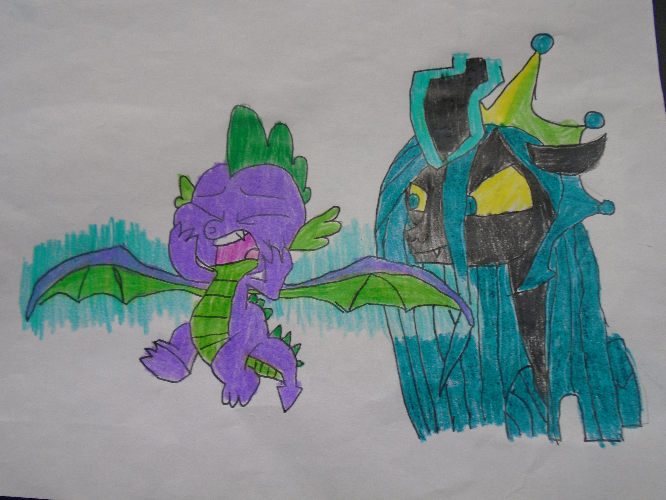 #2630092 - safe, alternate version, artist:spikeabuser, queen chrysalis ...