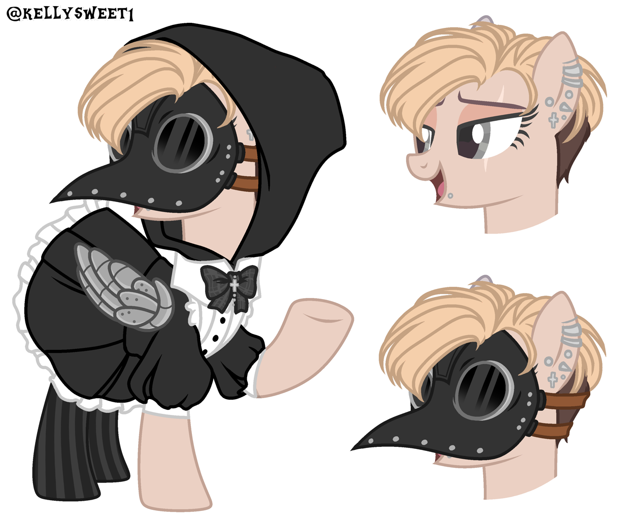 #2631394 - safe, artist:kellysweet1, oc, oc only, oc:dollface lolita ...