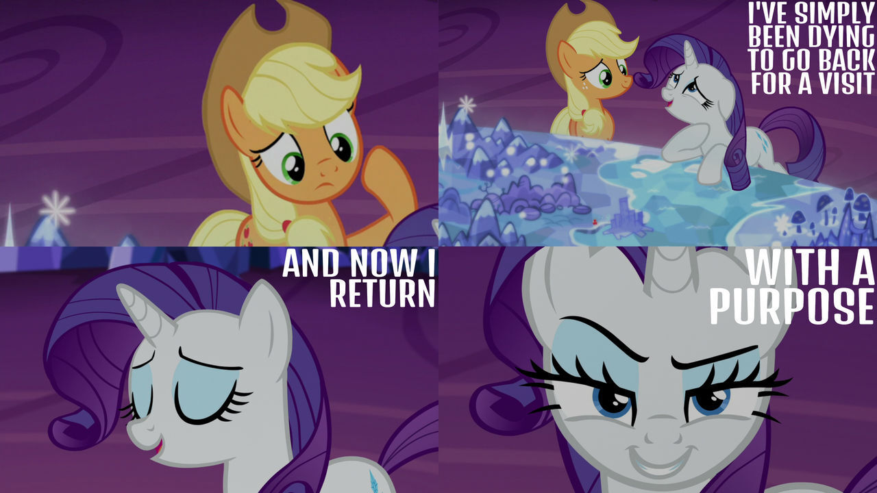 #2646734 - safe, edit, edited screencap, editor:quoterific, screencap, applejack, rarity, earth ...