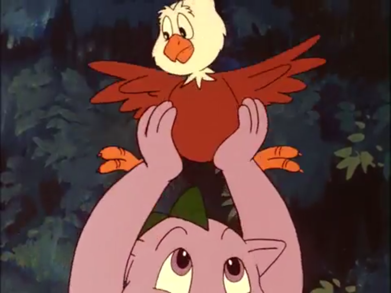 #2655218 - safe, screencap, spike (g1), weston, bald eagle, bird ...