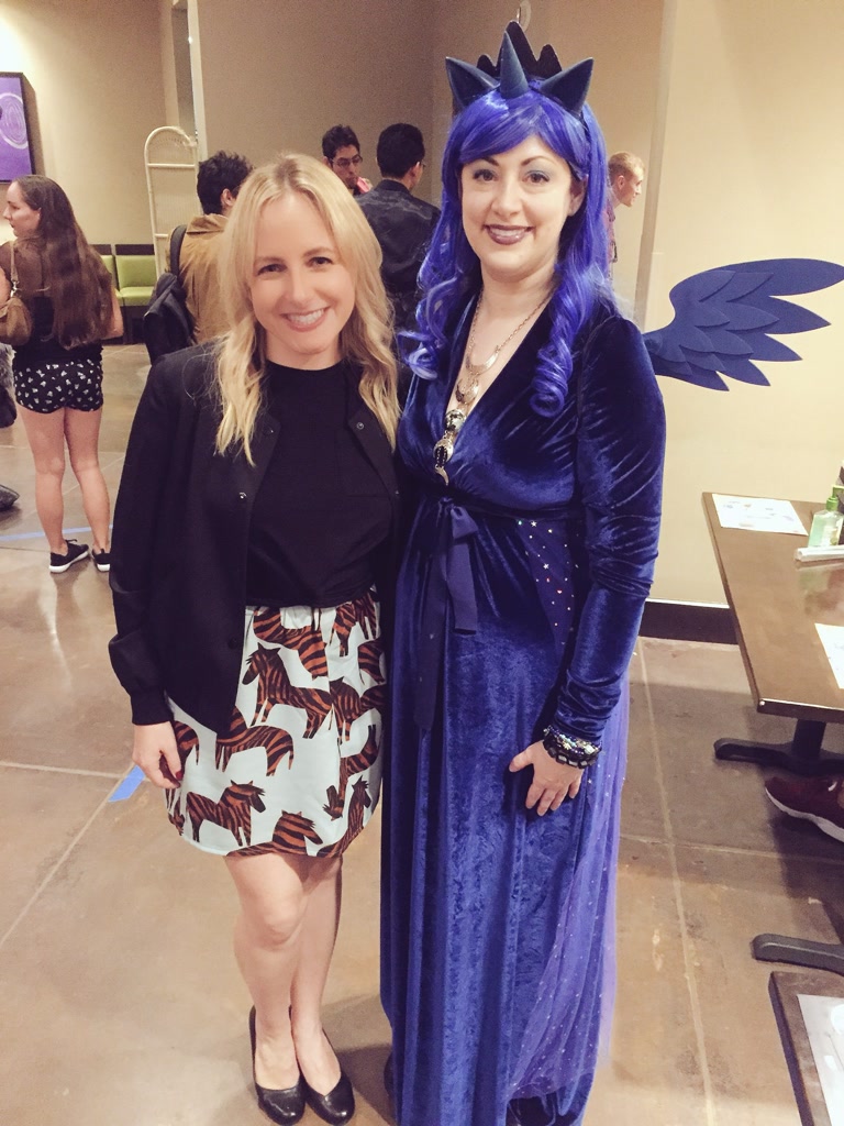 #2657757 - safe, princess luna, human, andrea libman, clothes, cosplay ...
