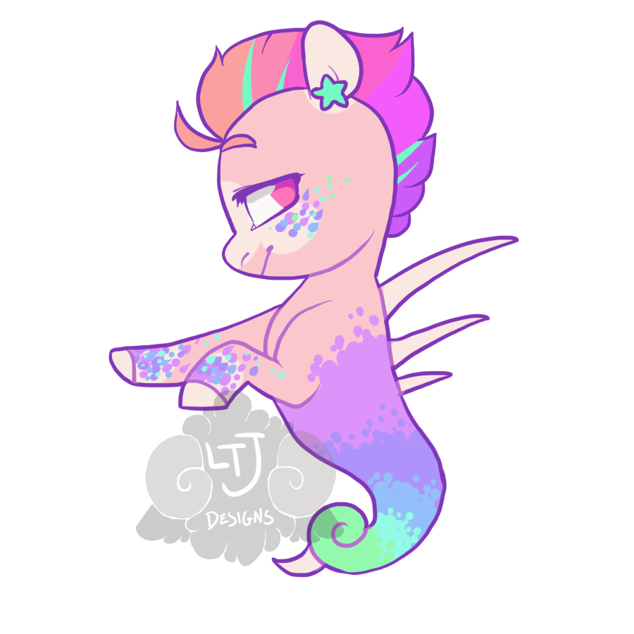 #2649413 - safe, artist:lavvythejackalope, oc, oc only, sea pony ...
