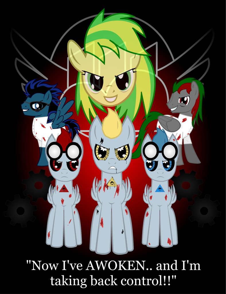 #2649430 - semi-grimdark, artist:lt-fleur, oc, oc:awoken, oc:h8-seed ...