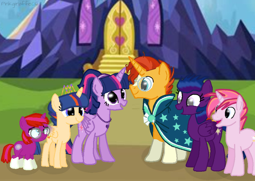 #2652033 - safe, artist:pinkgiraffe06, sunburst, twilight sparkle, oc ...