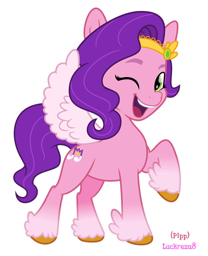  2677181 Safe Artist luckreza8 Pipp Petals Pegasus Pony G5 svg Available Female Happy 