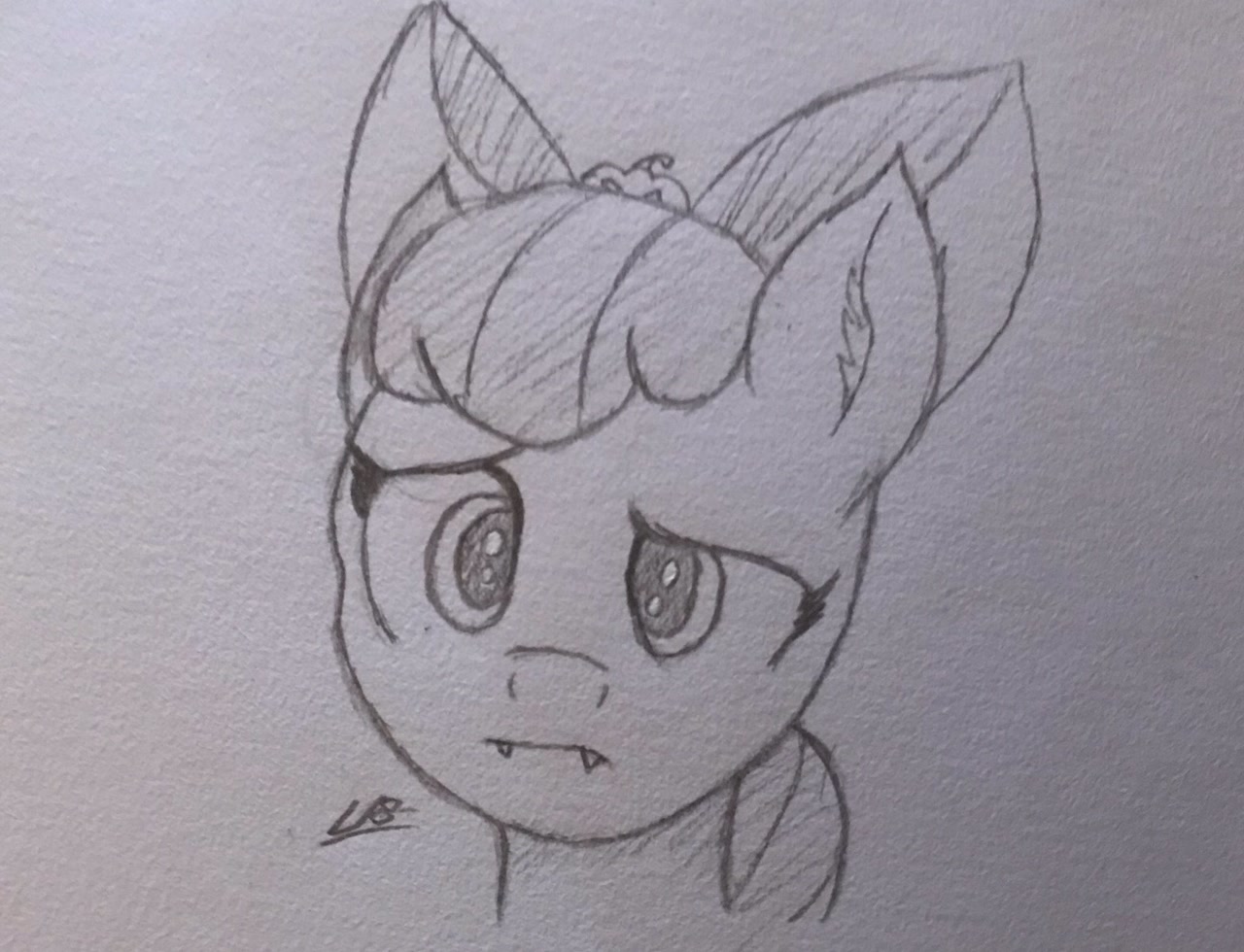 #2677764 - safe, artist:legiot18, apple bloom, bat pony, pony, g4, bat ...