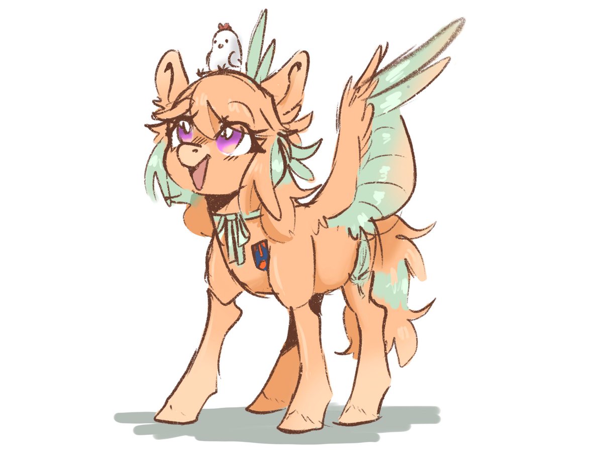 #2677968 - safe, artist:yorobisan, pegasus, pony, hololive, ponified ...