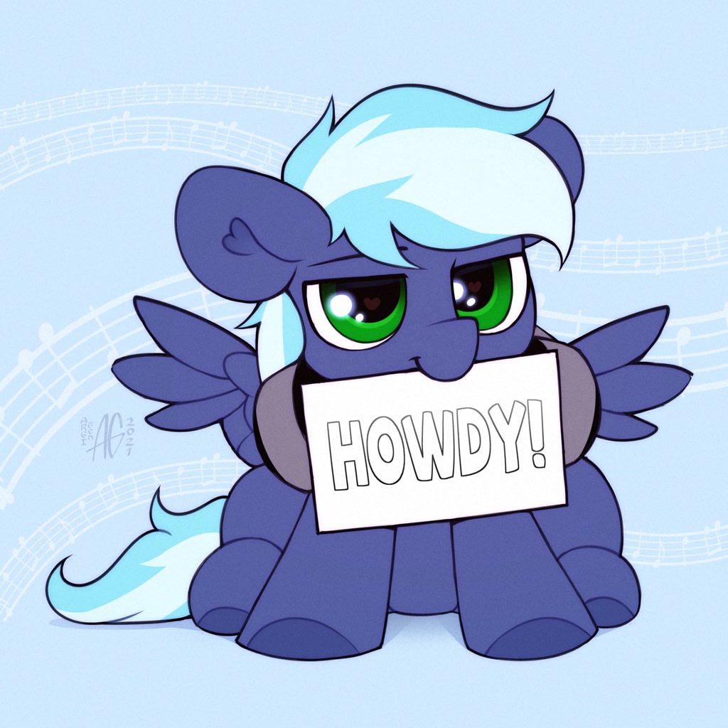 #2680351 - safe, artist:argigen, oc, oc:moonlight drop, chibi, cute ...