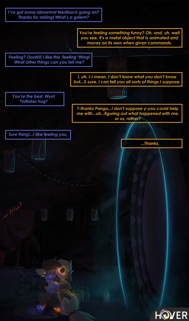 #2680371 - safe, artist:ignis, oc, oc only, oc:pango, oc:wyn, cyborg ...