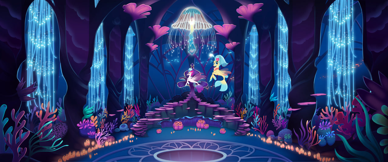 #2680389 - safe, artist:angela an, princess skystar, queen novo ...