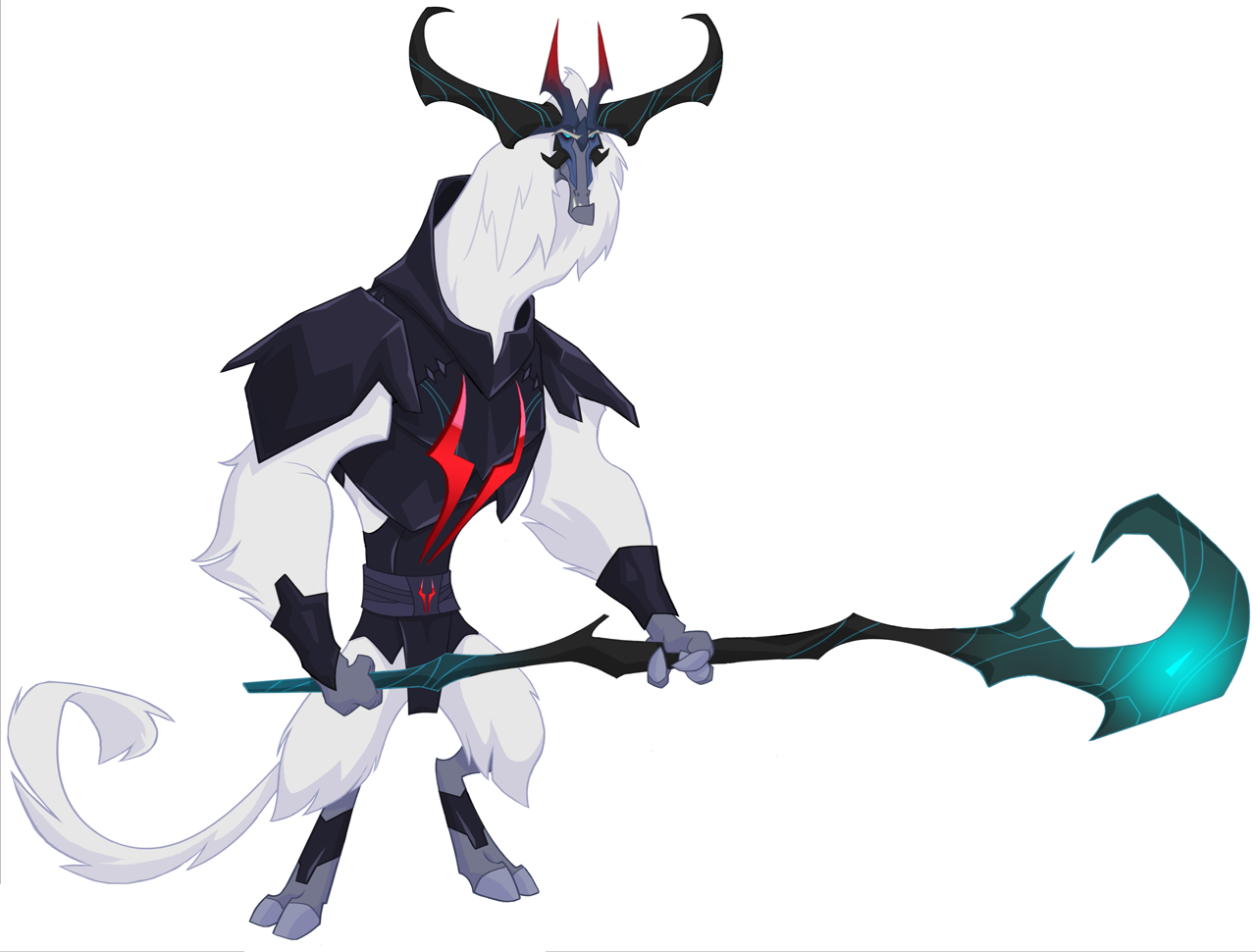 #2680996 - safe, artist:angela an, storm king, yeti, g4, my little pony ...