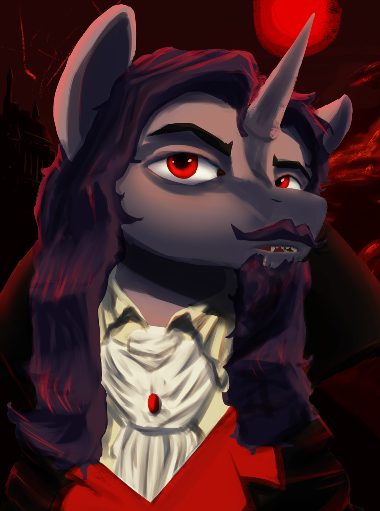 #2668893 - safe, oc, oc only, oc:count dominus, pony, unicorn, vampire ...