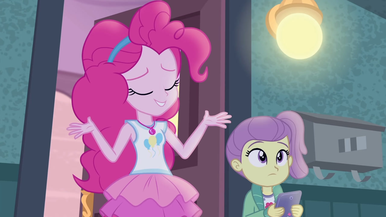 #2684401 - safe, screencap, lily pad (g4), pinkie pie, equestria girls ...