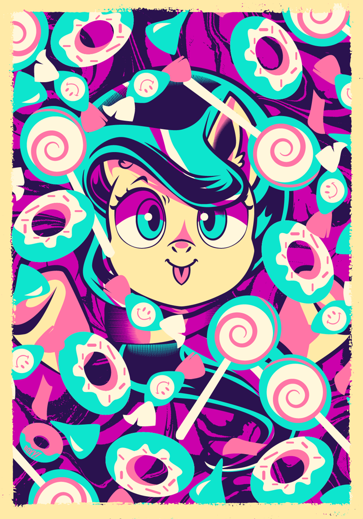 #2685562 - safe, artist:poxy_boxy, oc, earth pony, pony, candy ...