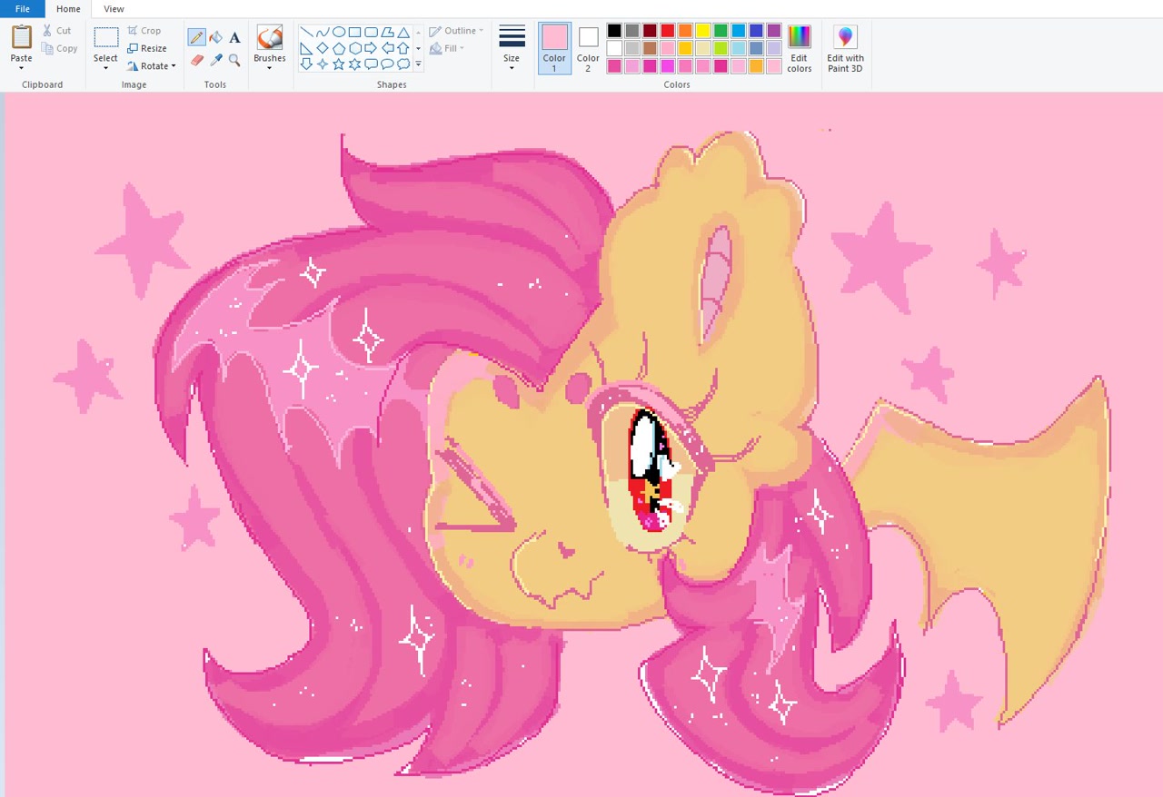 #2670027 - safe, artist:bunxl, fluttershy, bat pony, pony, g4, bat ...