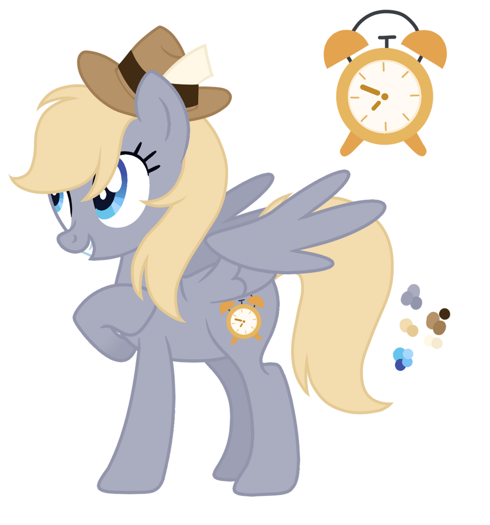 #2690070 - safe, artist:magicuniclaws, oc, oc only, pegasus, pony, hat ...