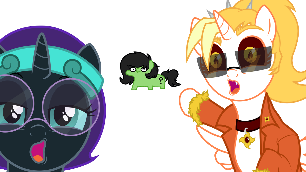 #2690163 - safe, artist:facelessjr, oc, oc only, oc:dyx, oc:filly anon ...