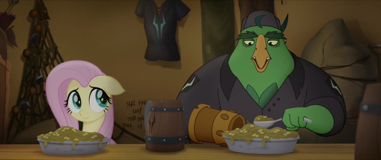 #2690311 - safe, screencap, boyle, fluttershy, bird, ornithian, parrot ...