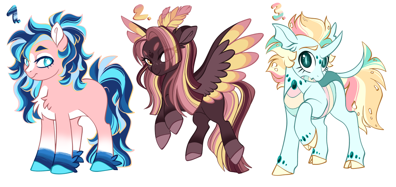 #2673208 - safe, artist:gigason, oc, oc only, oc:orange lagoon, oc:pink macchiato, oc:prism ...