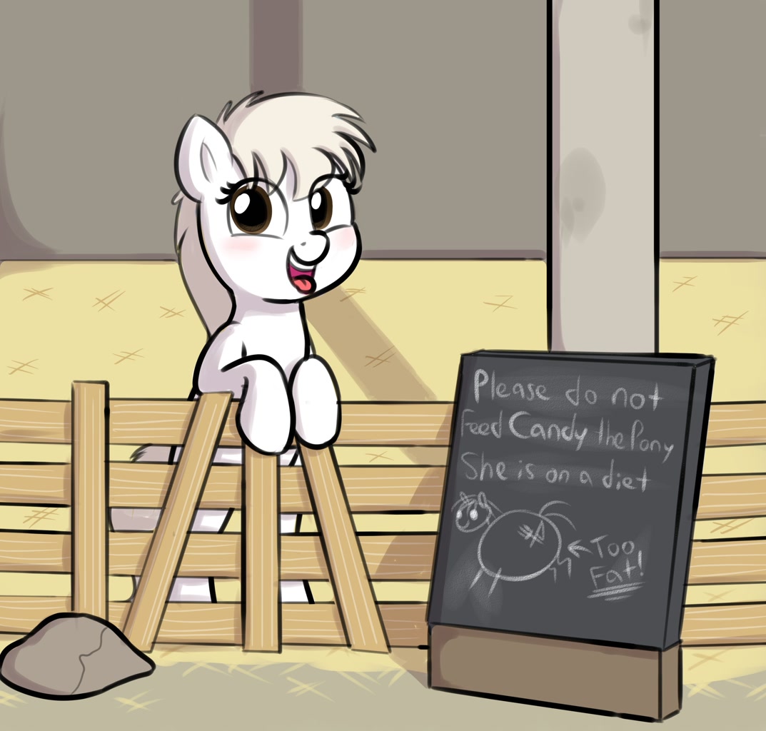 #2673256 - safe, artist:heretichesh, oc, oc only, oc:candy, earth pony ...