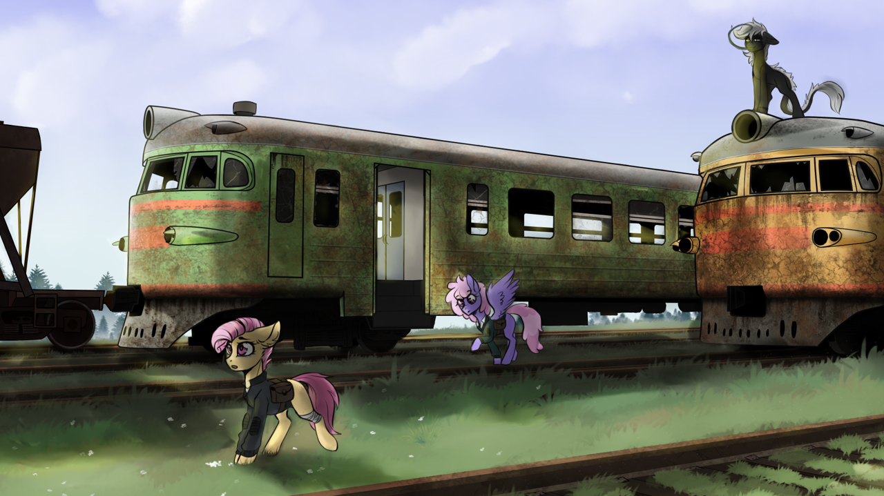 #2674241 - safe, artist:subway777, oc, oc only, earth pony, pegasus ...