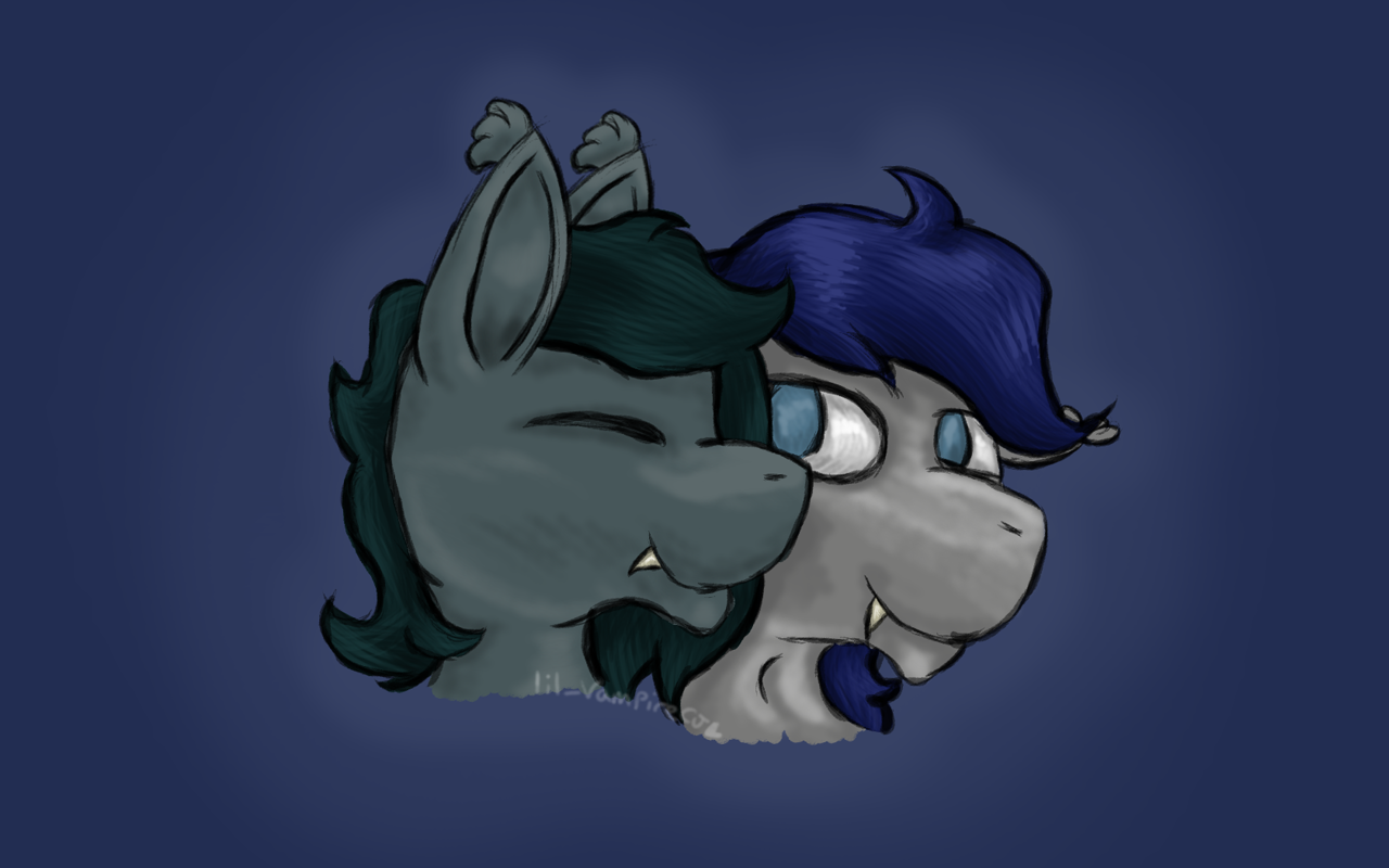 #2691502 - safe, artist:lil_vampirecj, oc, oc:mozuku bat, oc:zephyr ...