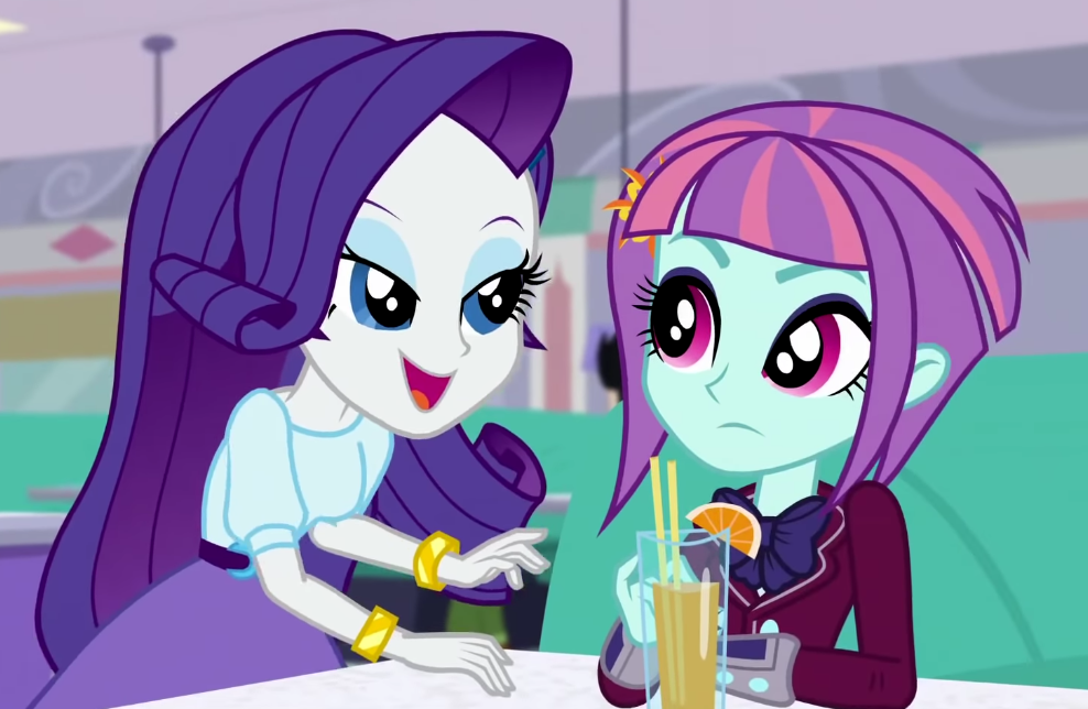 #2697488 - safe, screencap, rarity, sunny flare, human, equestria girls ...