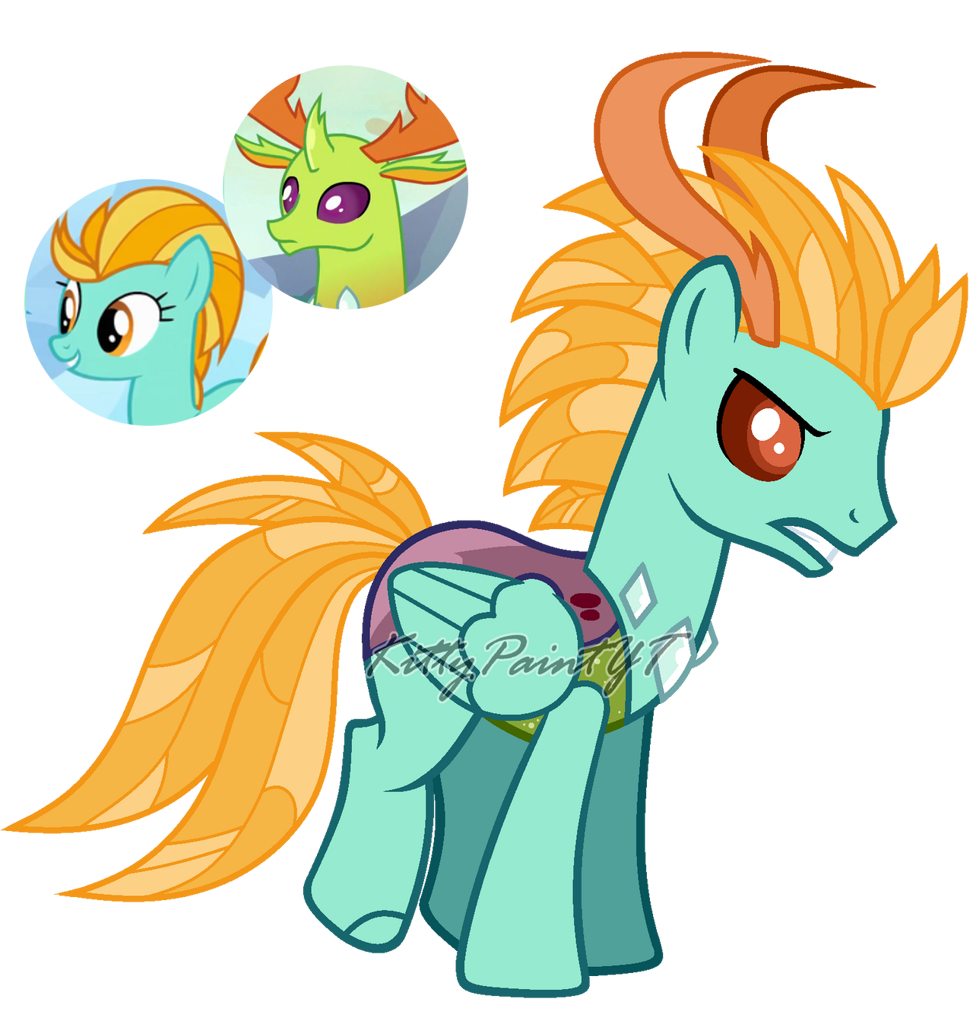 #2697812 - safe, artist:kittypaintyt, oc, changedling, changeling ...