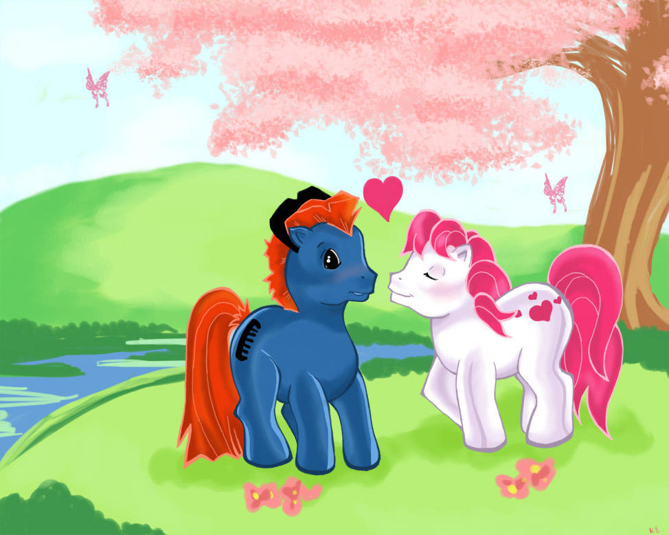 #2706174 - safe, artist:dorkurz, sweetheart, teddy, earth pony, pony ...