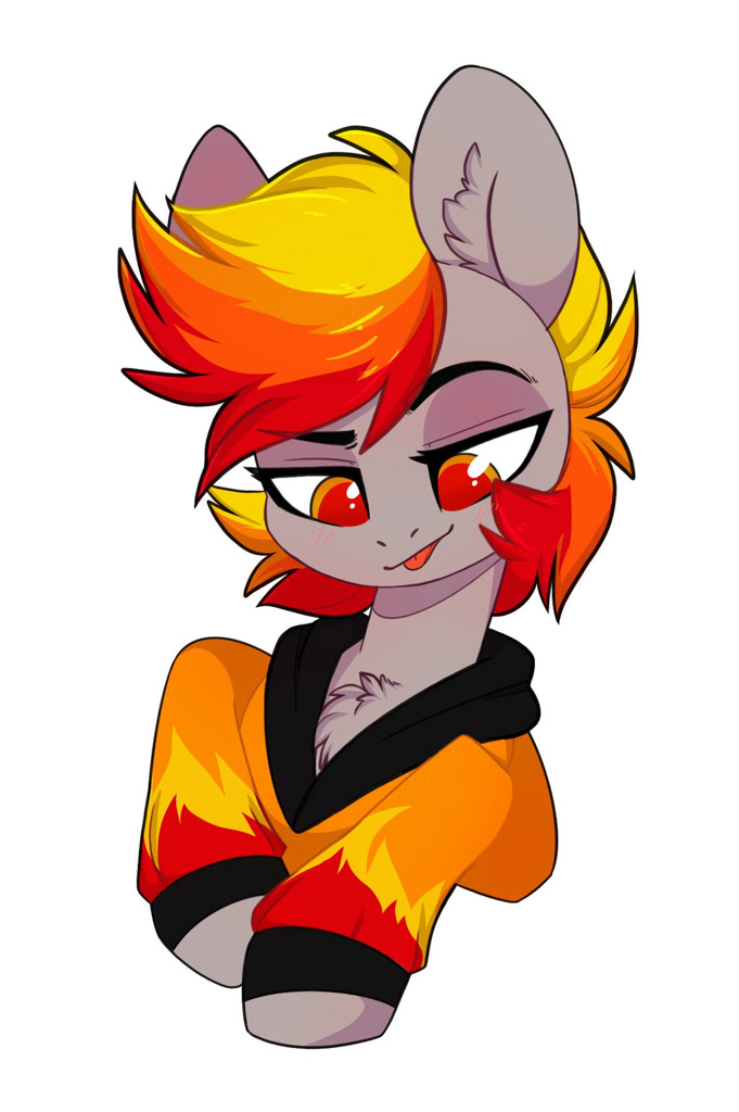 #2708337 - safe, artist:cloud-fly, oc, oc only, earth pony, pony, bust ...