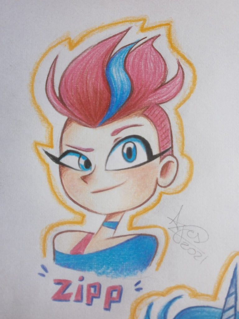 #2712039 - safe, artist:angietswing, zipp storm, human, g5, my little ...