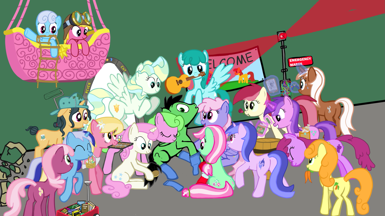 #2692411 - safe, artist:azgchip, amethyst star, berry punch, berryshine ...