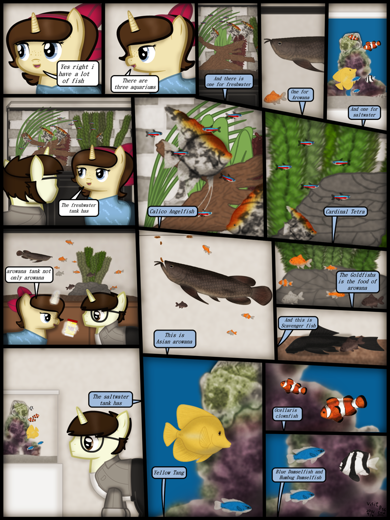 #2694885 - safe, artist:99999999000, oc, oc only, oc:cwe, oc:mar baolin, angelfish, fish, pony ...