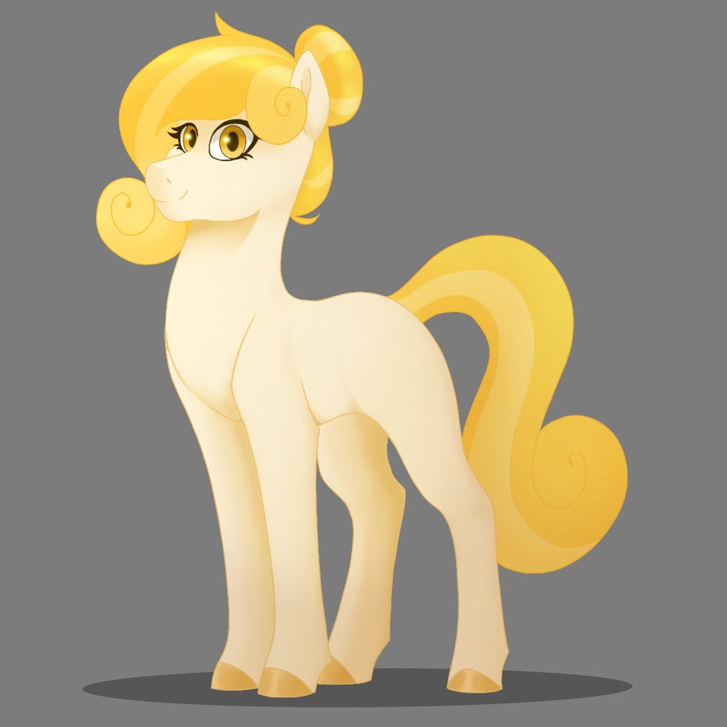 #2776301 - safe, artist:rand-dums, oc, oc only, oc:goldie mane, earth ...