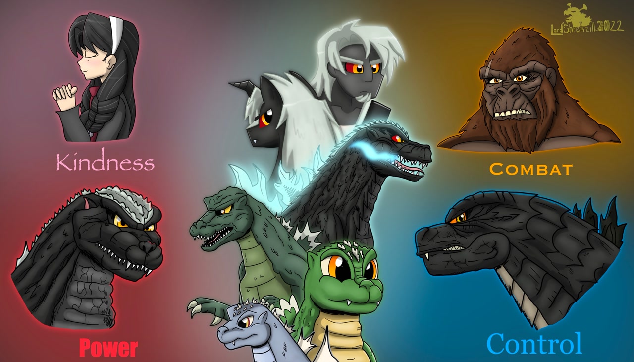 #2776306 - safe, artist:lordshrekzilla20, kaiju, pony, fanfic:the ...